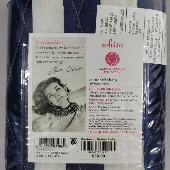 Martha Stewart | Bedding | Martha Stewart Collection Whim Striped ...
